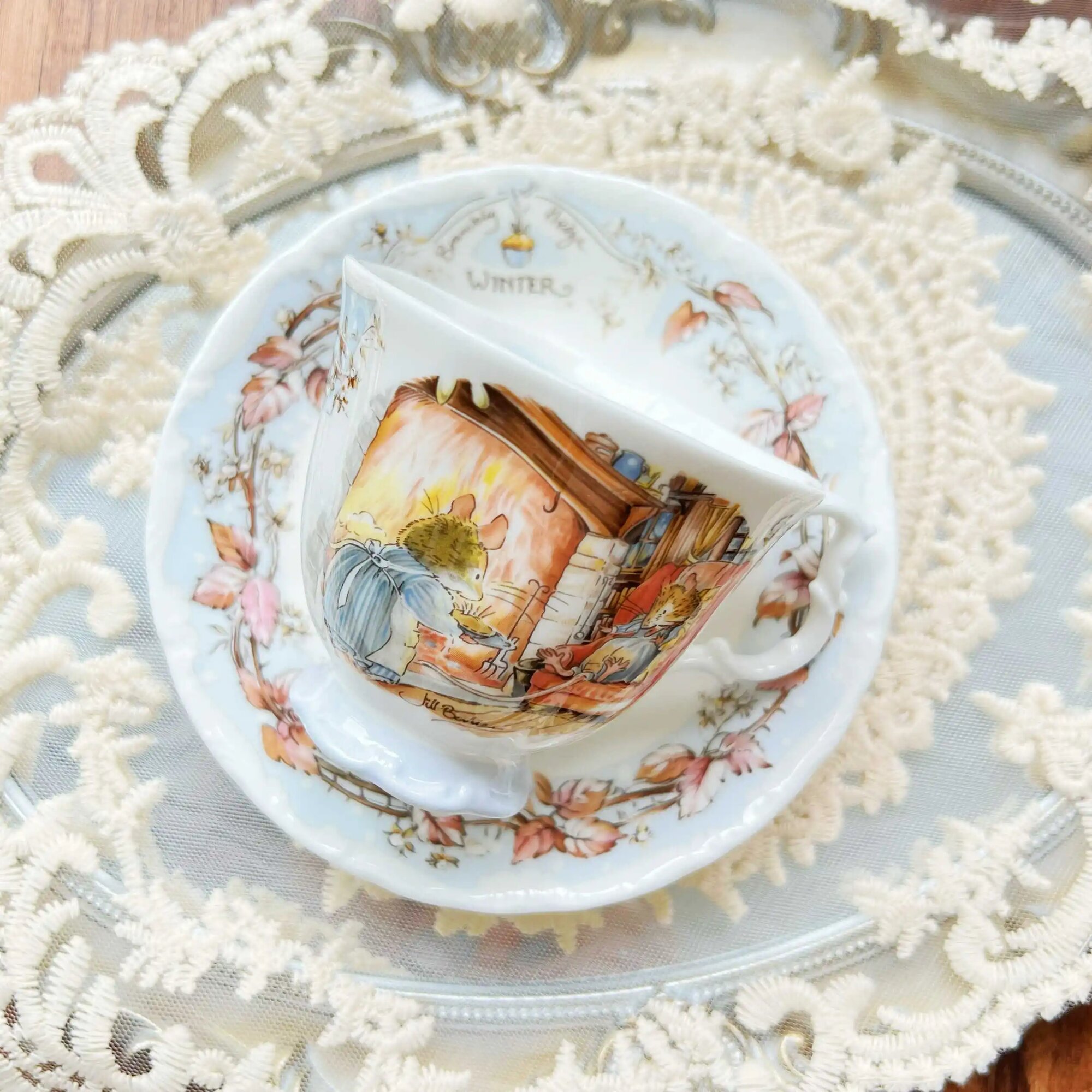 Кофейный набор Bone China, Белый