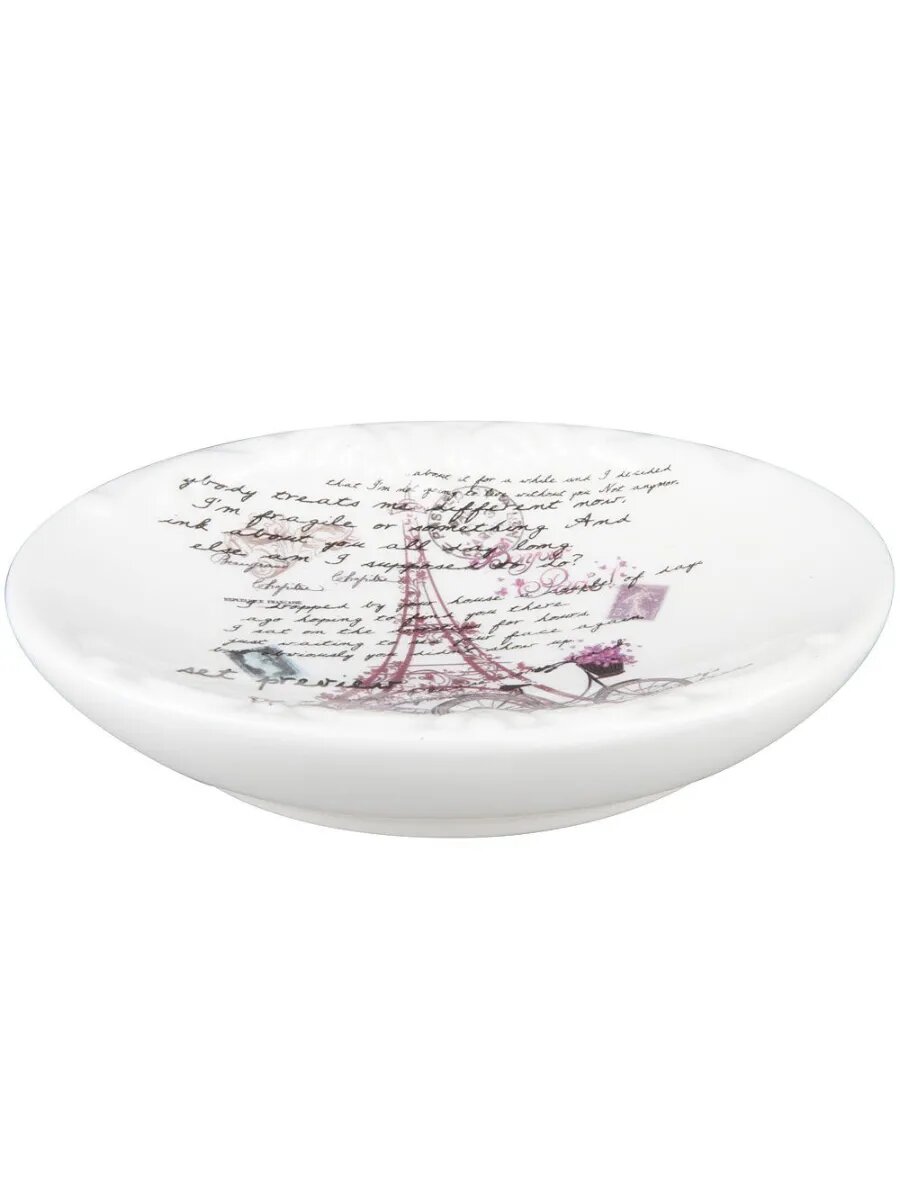 Мыльница, подставка под мыло или губку Rosenberg RCE-345002 керамика