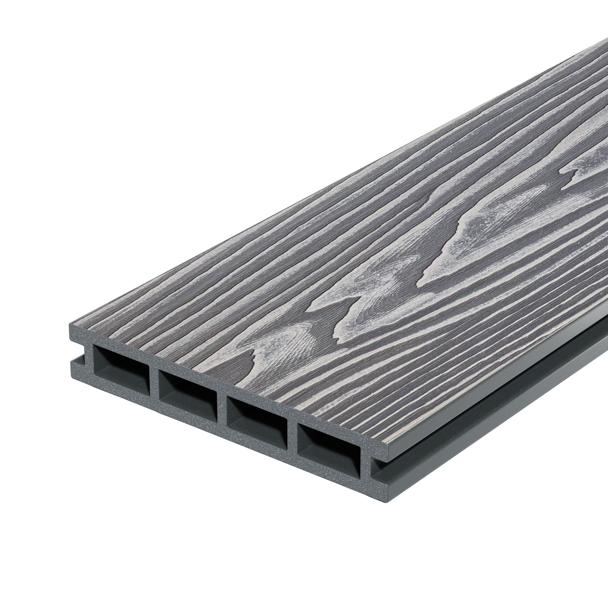 Террасная доска Decking Country 150х24х4000 0,6м2 серый (Дымчатый Дуб)