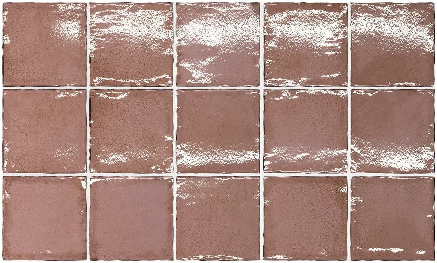 Плитка Equipe ALTEA ROSEWOOD глянцевая, 10х10 см, уп 0.6м2 (60шт.)