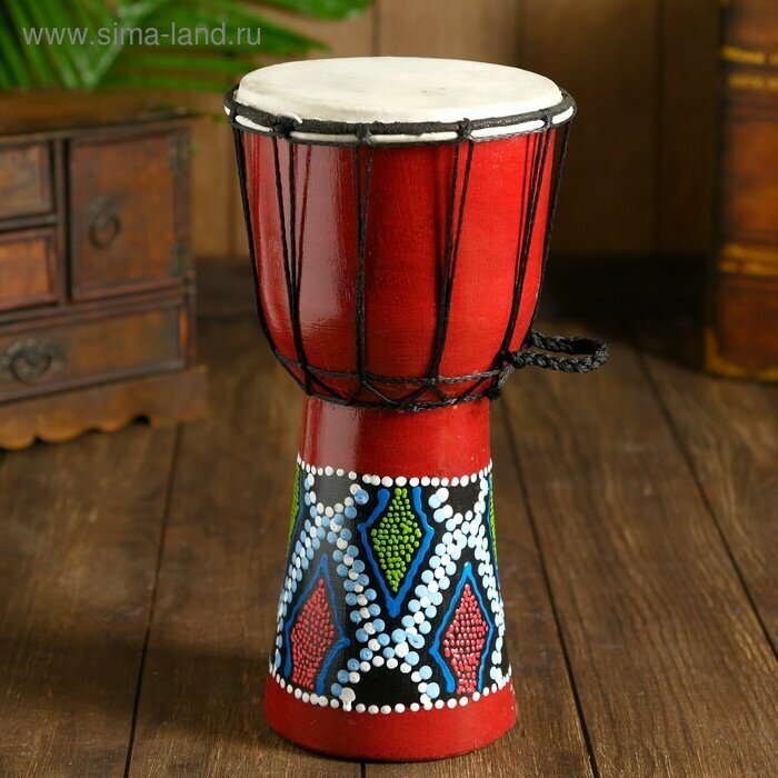 Сувенирный музыкальный инструмент "Барабан Джембе" 30 см