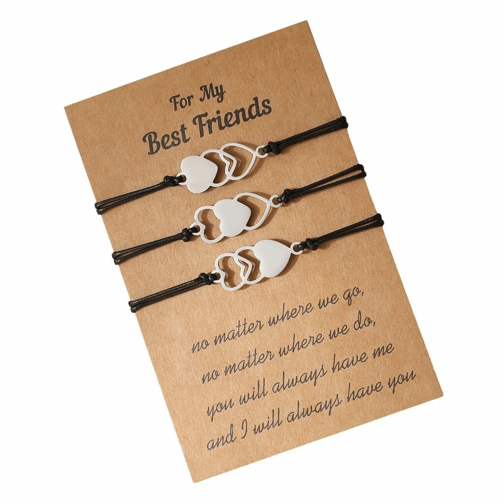 Набор регулируемых браслетов дружбы