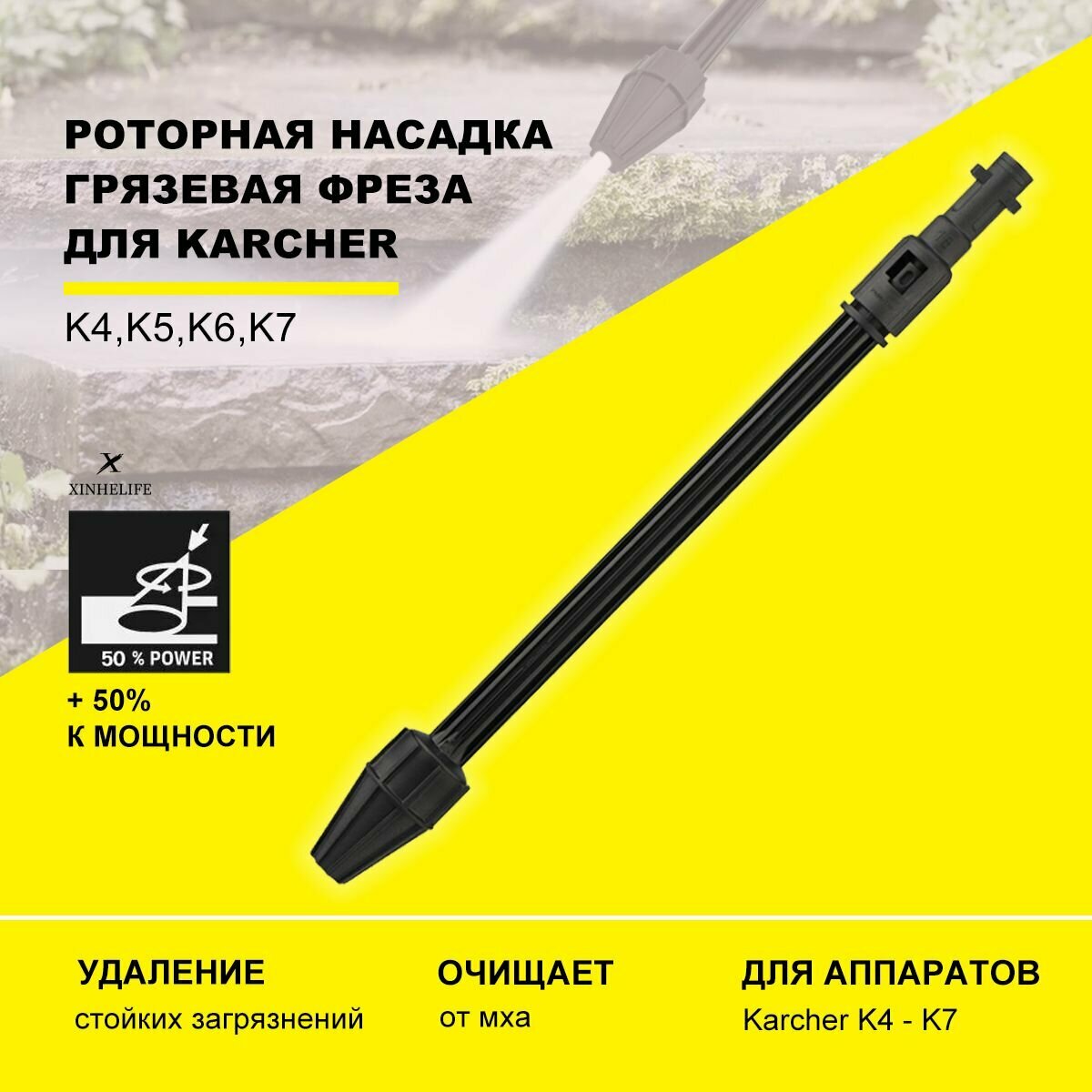 Грязевая фреза (турбонасадка) для мойки высокого давления, Karcher (Серия K), Lavor
