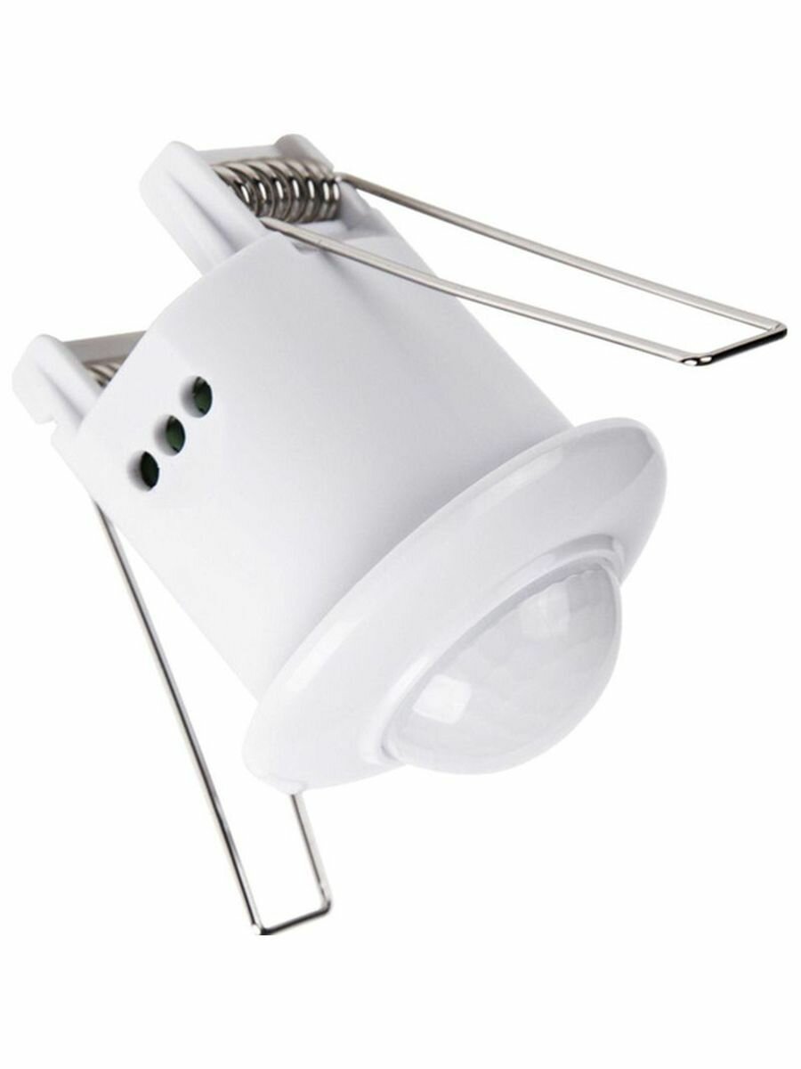 Датчик движения точечный ДДТ 02, 360 , 800Вт, 3-2000Лк, 6 м, 10-900 сек