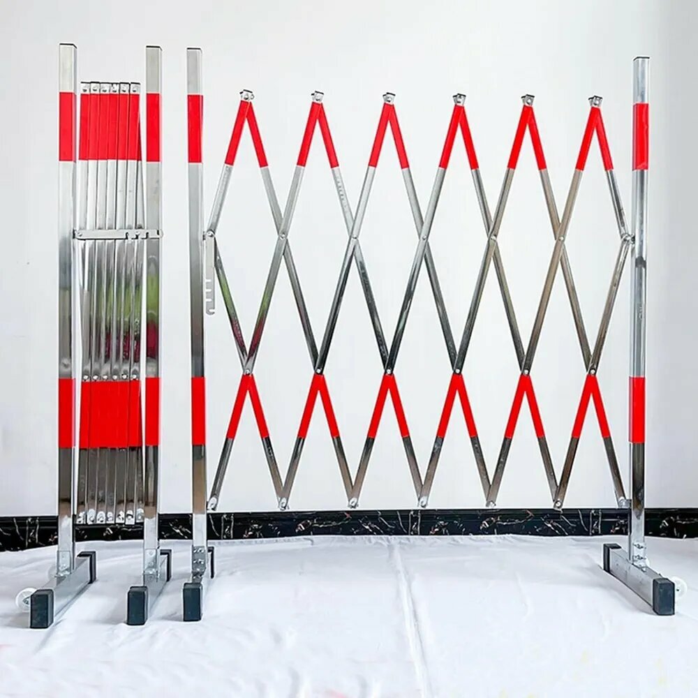 Телескопический забор, нержавеющая сталь, быстрое открытие, 250см