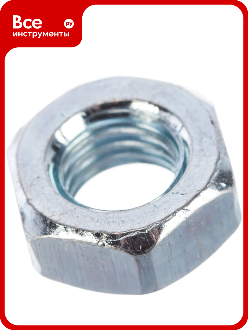 Шестигранная гайка Качественный Крепеж DIN 934 М10 70 шт 0300919 КЧ, пластиковая