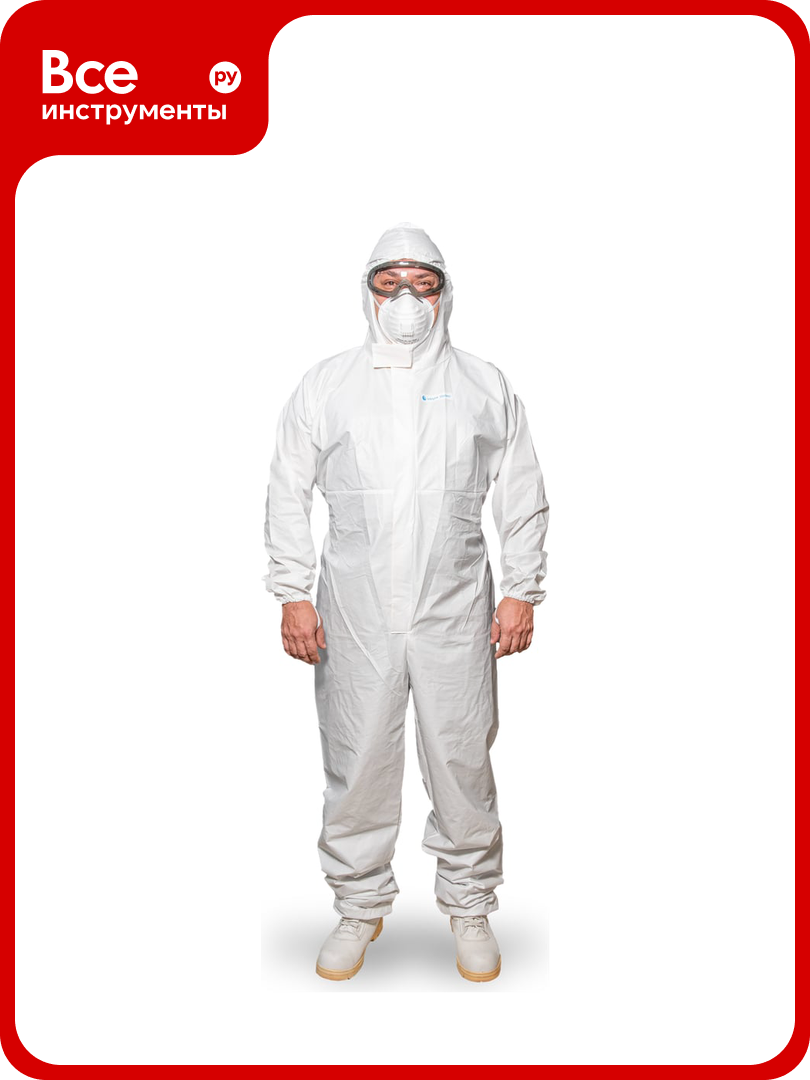 Комбинезон химзащиты Фабрика Вега Спец vega eco размер 52-54 1671249