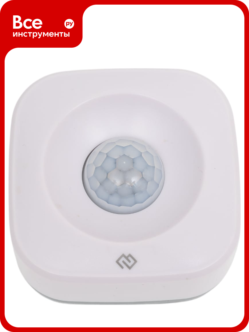 Датчик движения DIGMA DiSense M1 (DSM1) белый, беспроводной инфракрасный датчик с IP20 защитой для настенного монтажа