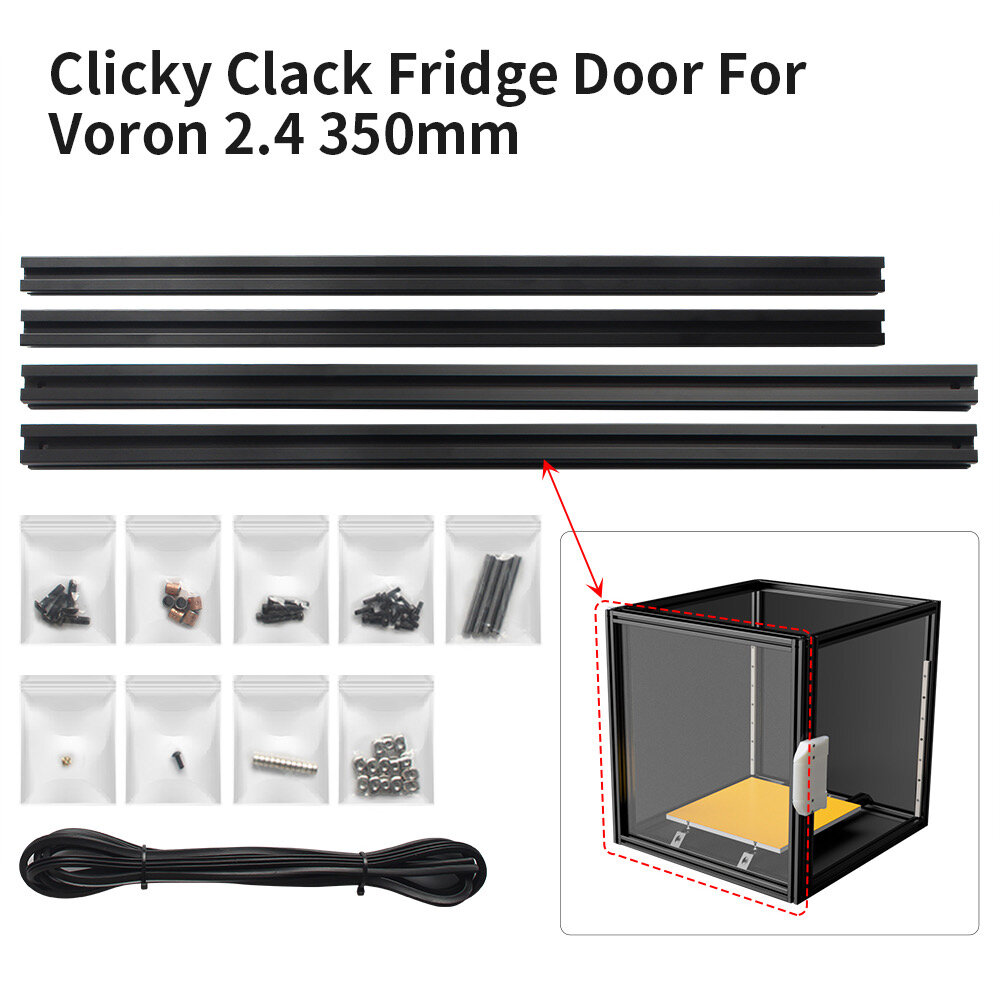 Комплект дверцы холодильника Clicky-Clack для 3D-принтера VORON 2.4 350