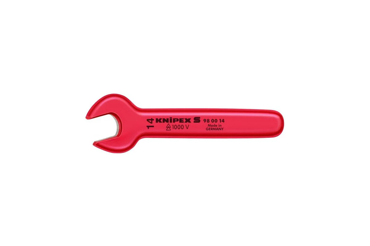 Knipex KN-980015 Ключ гаечный рожковый односторонний VDE 1000V 15 мм