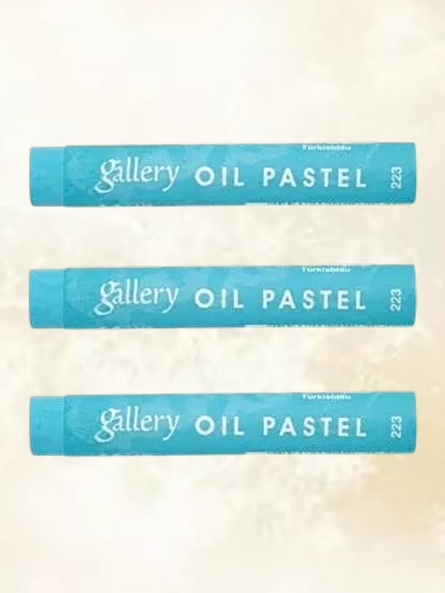 Пастель масляная мягкая профессиональная MUNGYO Gallery Бирюзово-синий №223 (3шт)