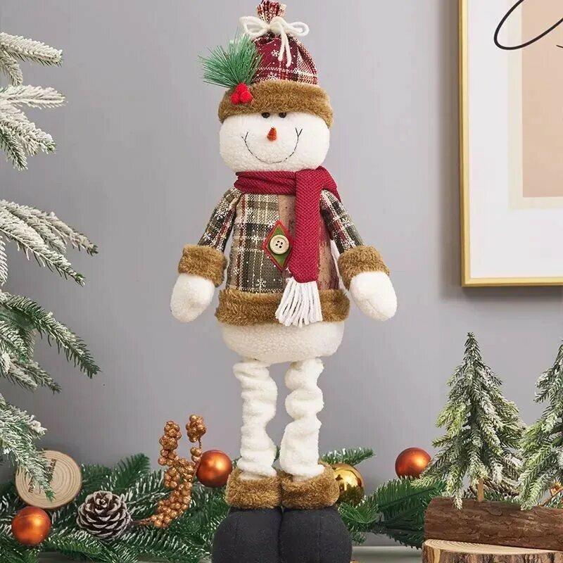Игрушка под елку, Снеговик, высота 48см, длина 50 см