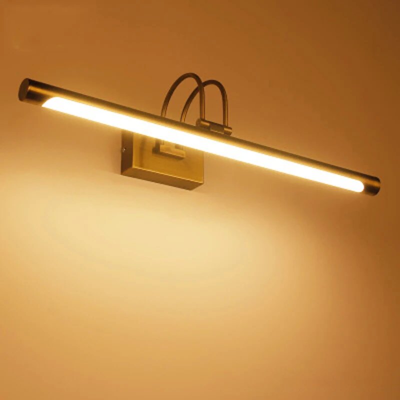 Винтажный LED светильник VECLI для ванной комнаты 9Вт, 9W 42cm, Warm White, Vintage Copper