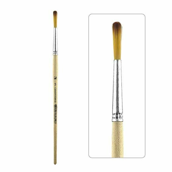 Художественная кисть Альбатрос "Школьник", синтетика, №5, круглая