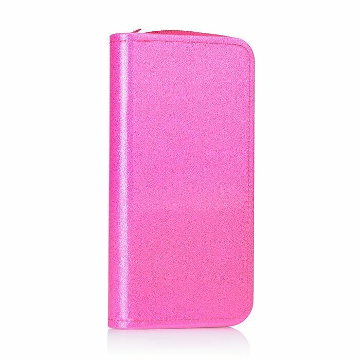 Пенал Пчелка односекционный с блестками, 190х100х26мм