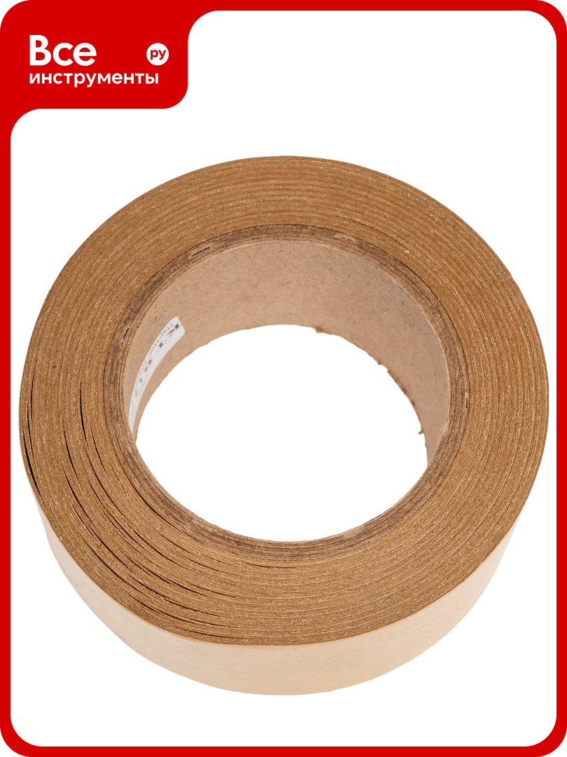 Лента из крафт бумаги SV TAPES KT R12 48 мм, 50 м для монтажа и фиксации изделий из картона, пластика, бумаги, фольги