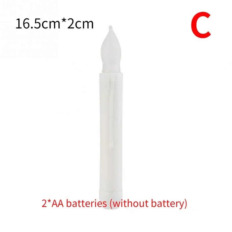 Светодиодные свечи OEING 1PC, Белый, C-White