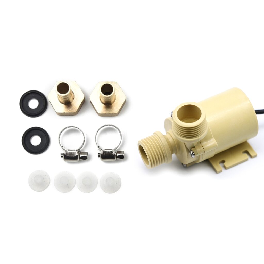 DC12V Солнечный водонагреватель Циркуляционный насос Бесщеточный двигатель Водяной насос