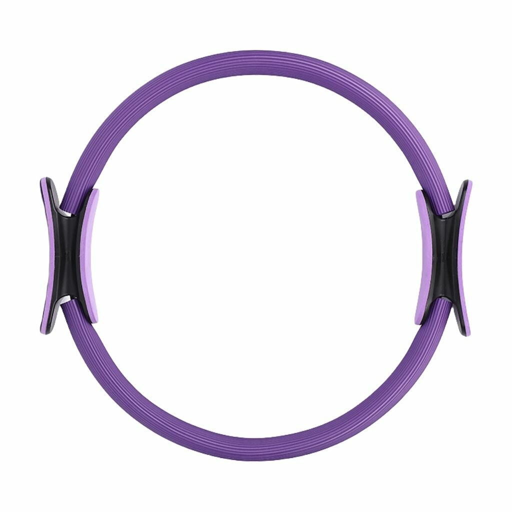 Кольца для пилатеса с антискользящими ручками, фитнес-оборудование, Фиолетовый