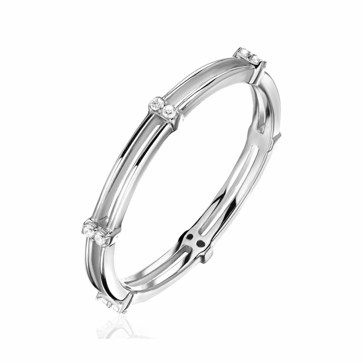 Кольцо, белое золото, 585 проба, бриллиант