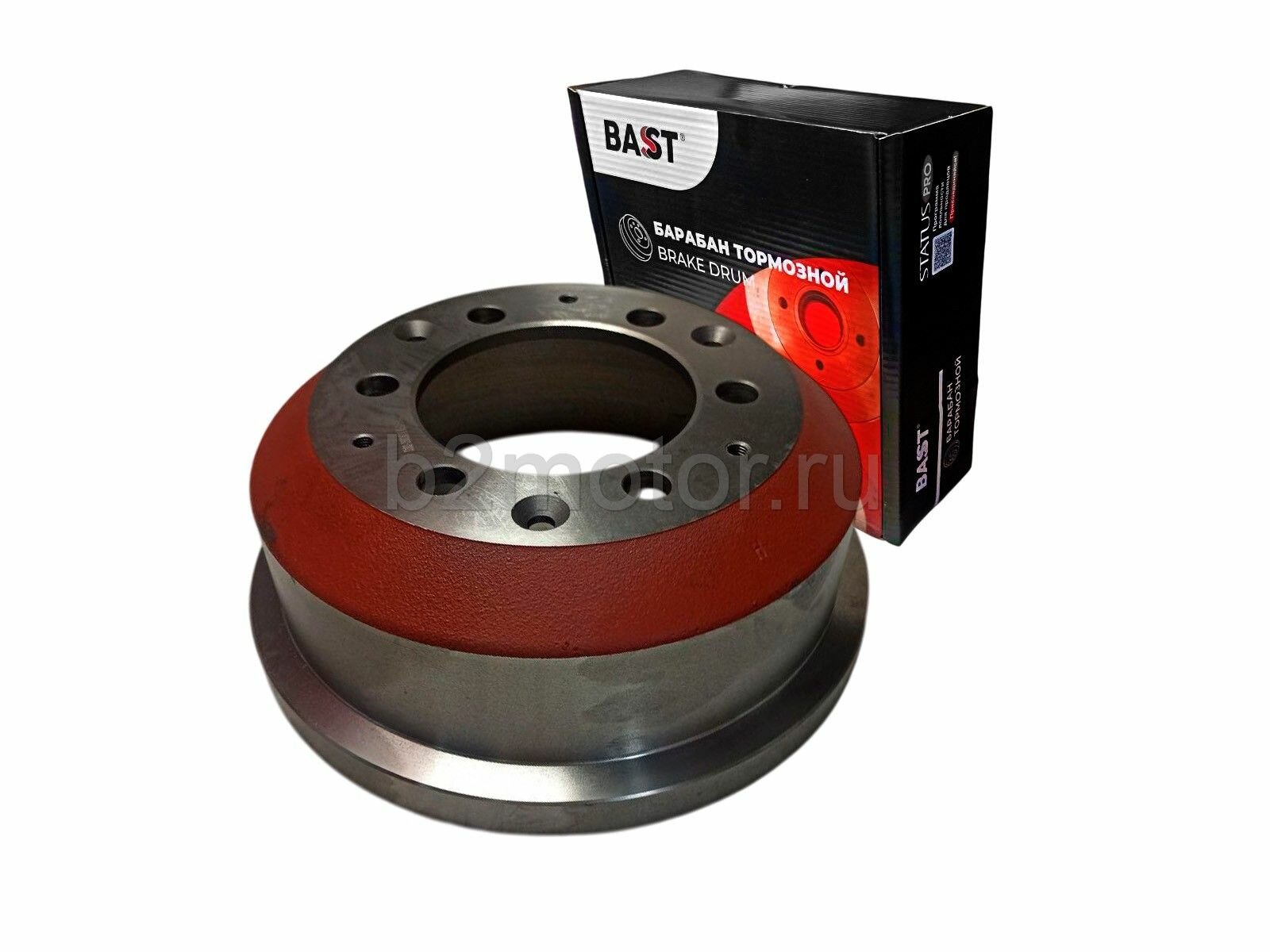 Барабан тормозной ГАЗель Бизнес, ГАЗель Некст чугунный ОЕМ 3302-3502070 Bast