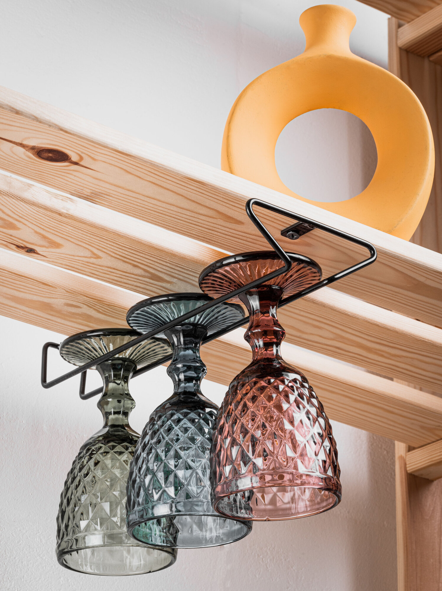 Держатель ilwi INT-W-DB-L-1/1 для бокалов и фужеров подвесной с креплением