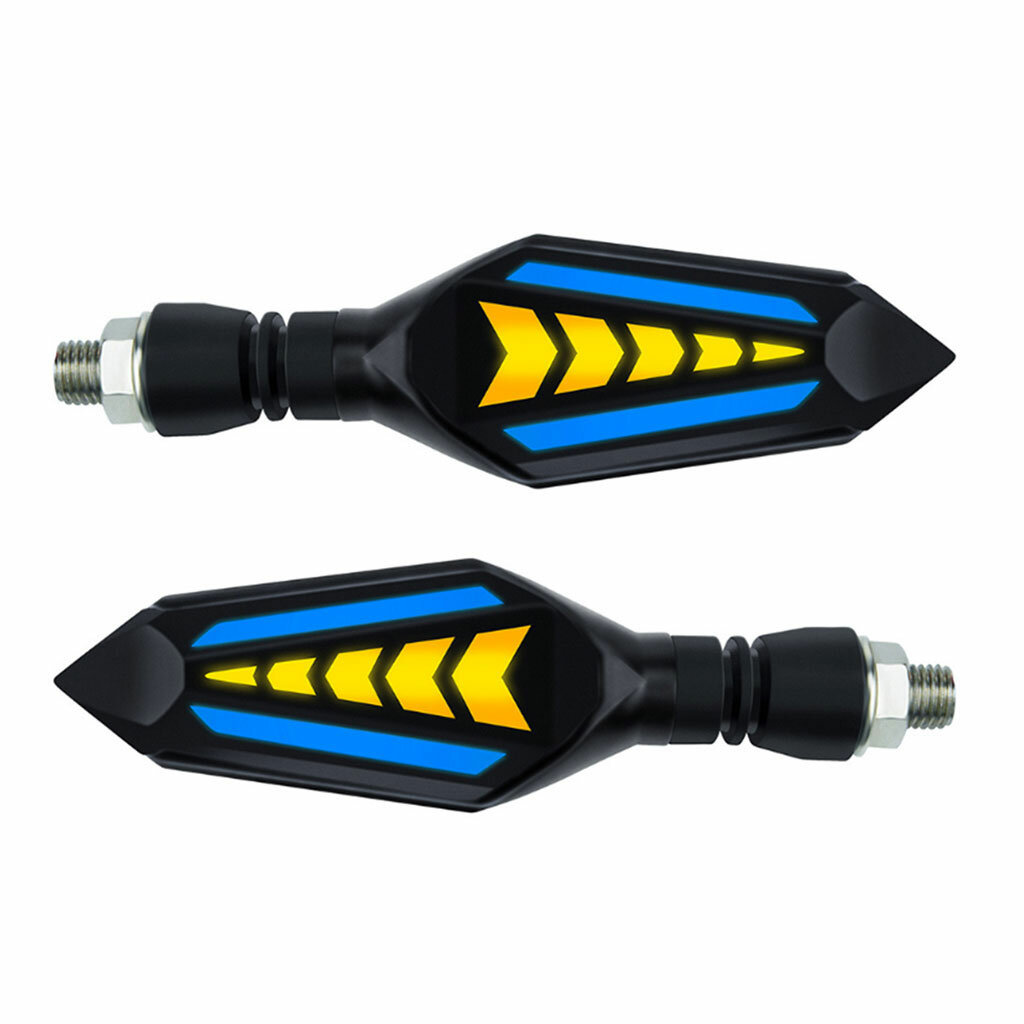 Портативная Контрольная Лампа для Мотоцикла 2шт Поворотники Мигалки Аксессуары Для Установки Индикаторных Ламп Янтарная Лампа