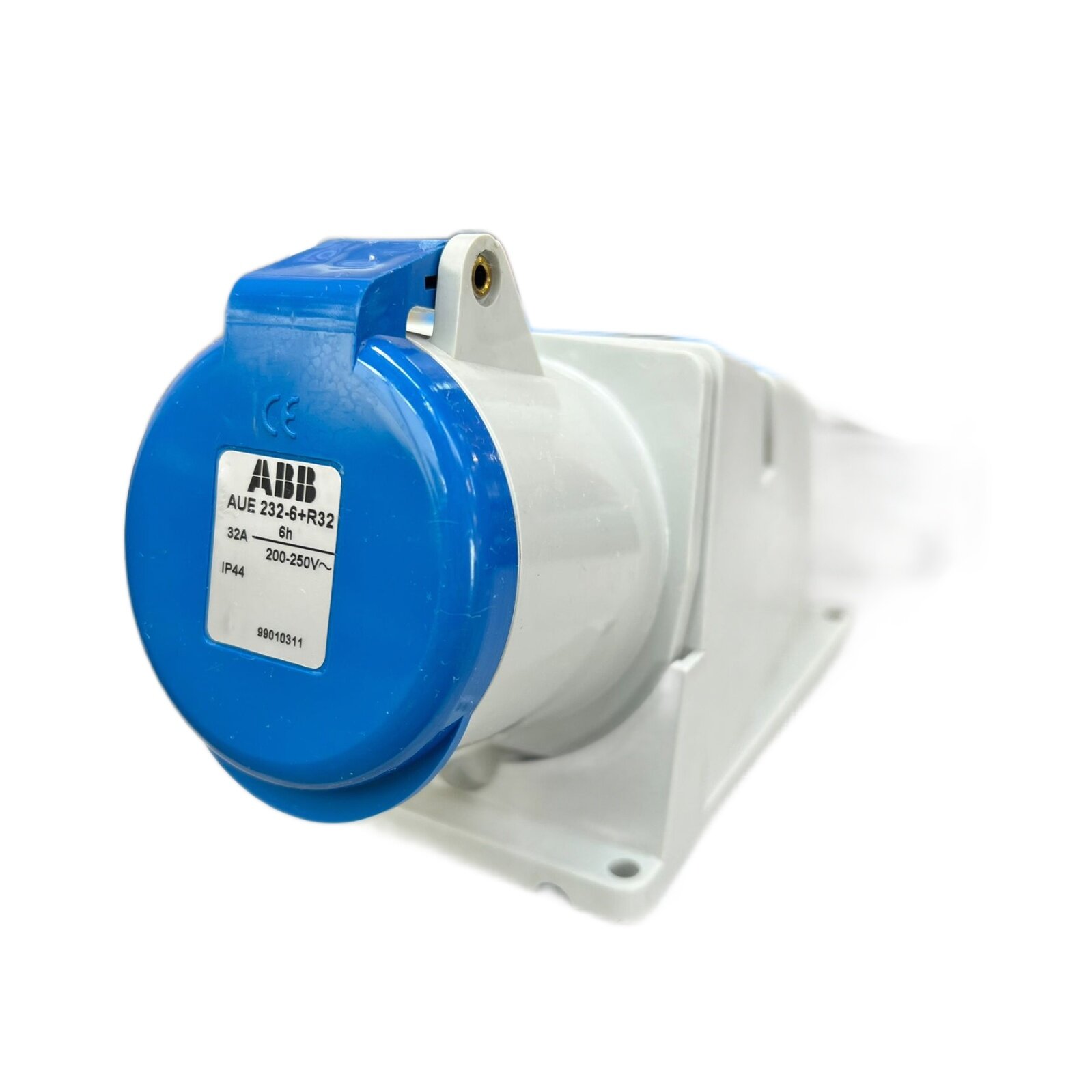 Розетка силовая кабельная AUE 232-6+R32 ABB 32А IP44 на поверхность 99010311 (без сальника)