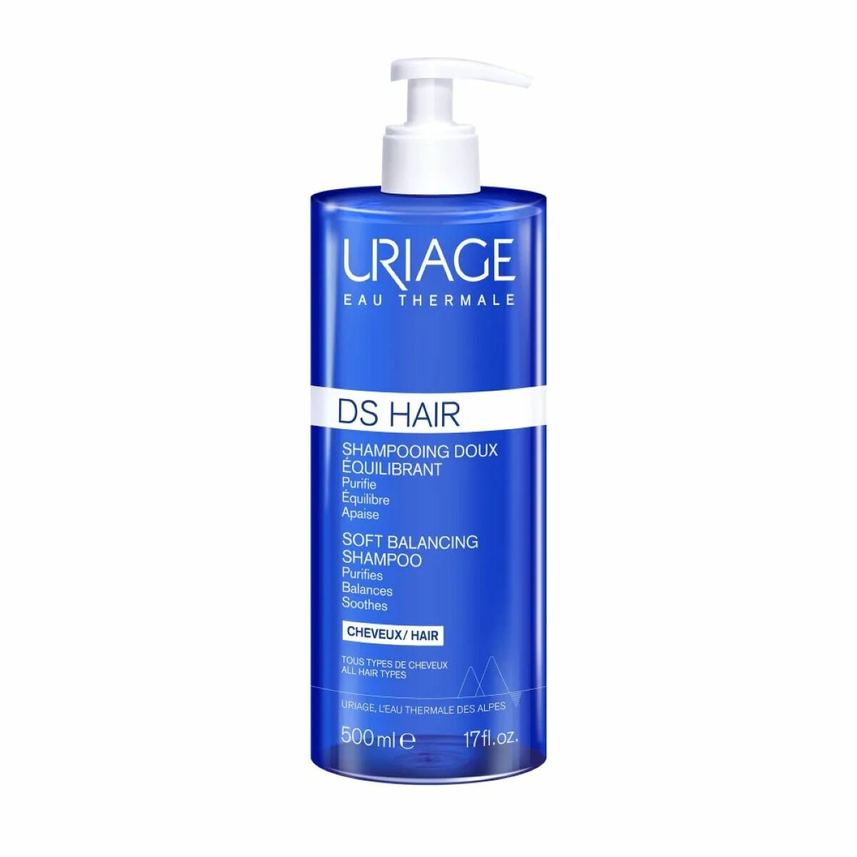 УРЬЯЖ DS Мягкий балансирующий шампунь, 500 мл | URIAGE DS Hair Soft Balancing Shampoo