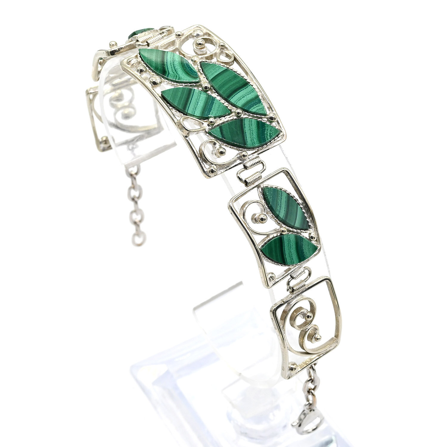 Браслет, малахит