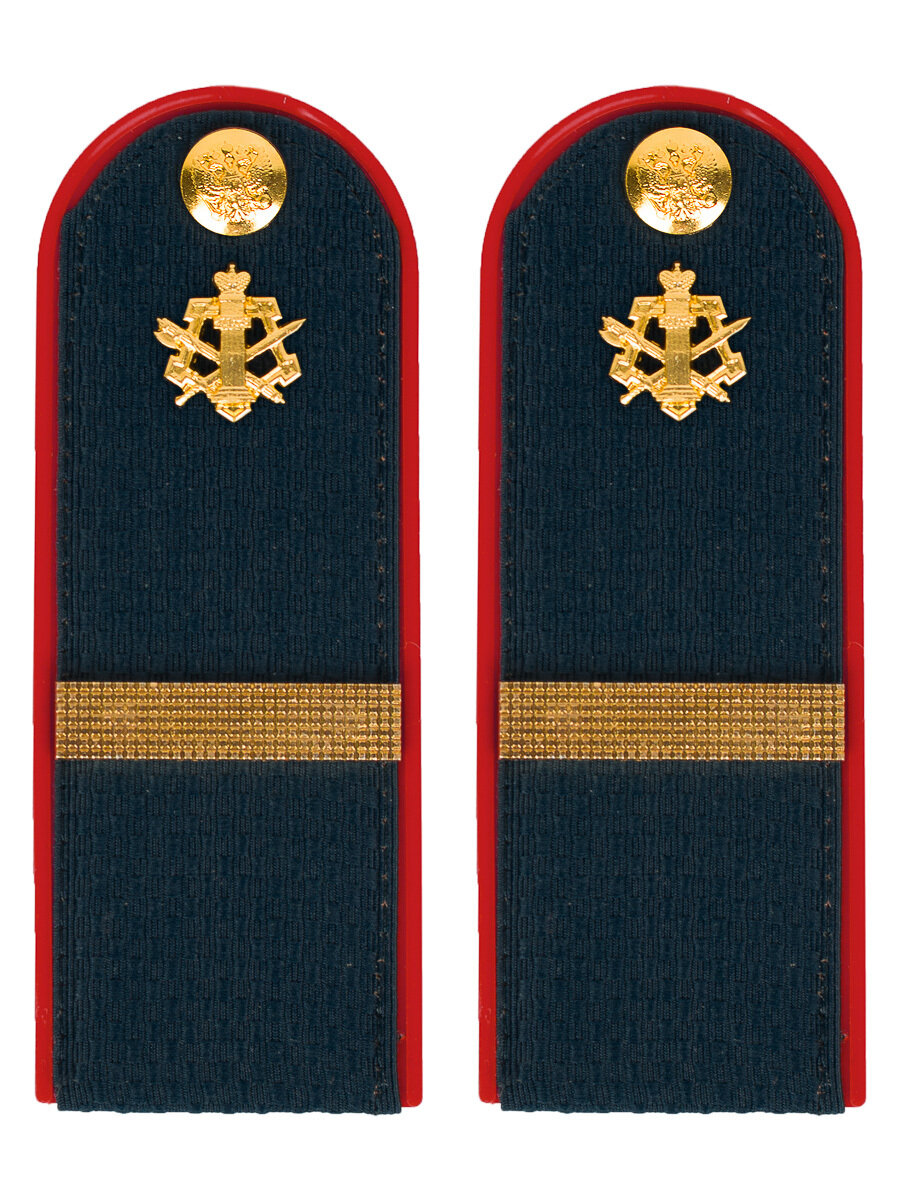 Погоны Фсин звание Ефрейтор Пластик цвет темно-синий 14х5 см