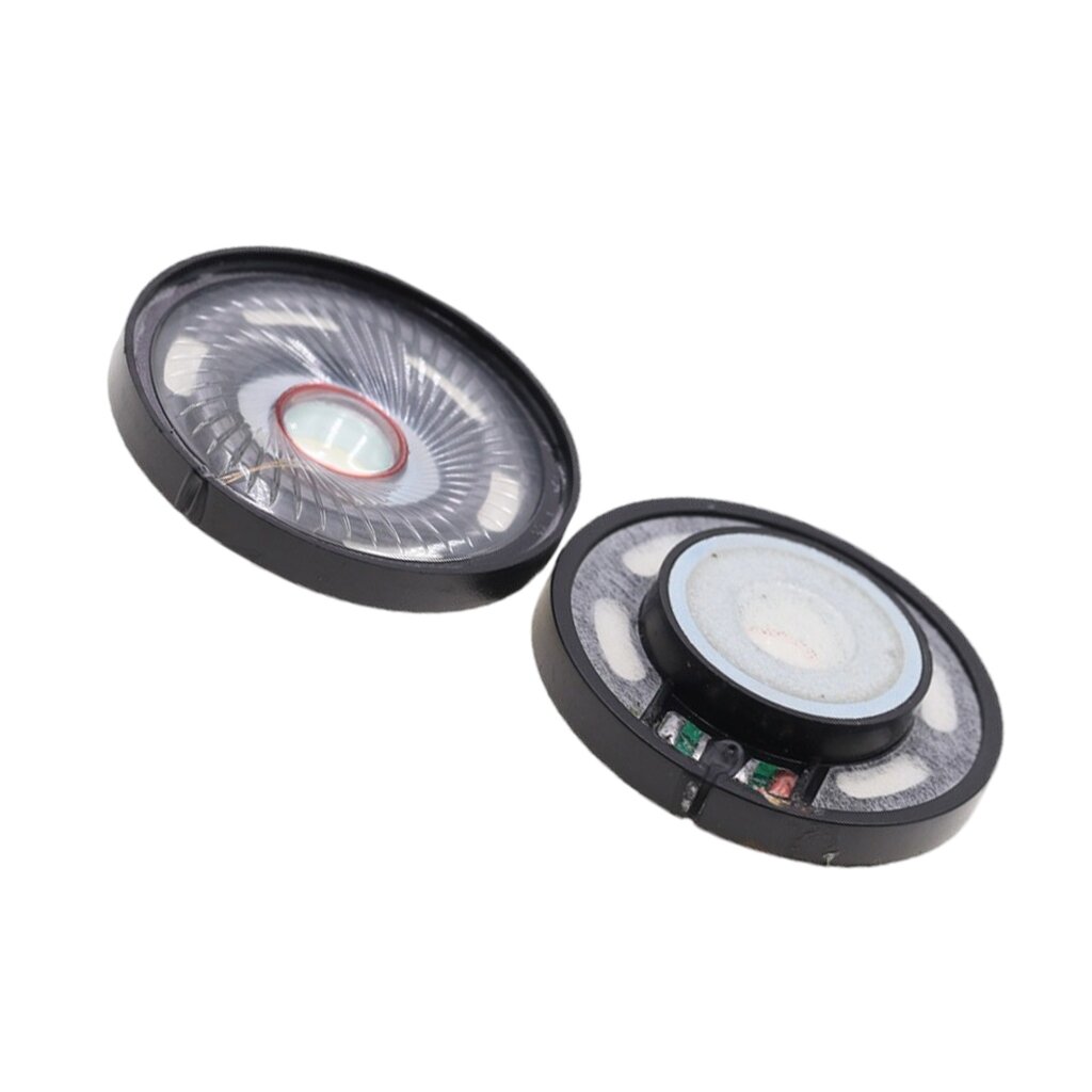 2шт 50 мм Динамик Для Наушников Драйвер Гарнитуры 32 Ом 112 дб Замена Ремонтной Детали