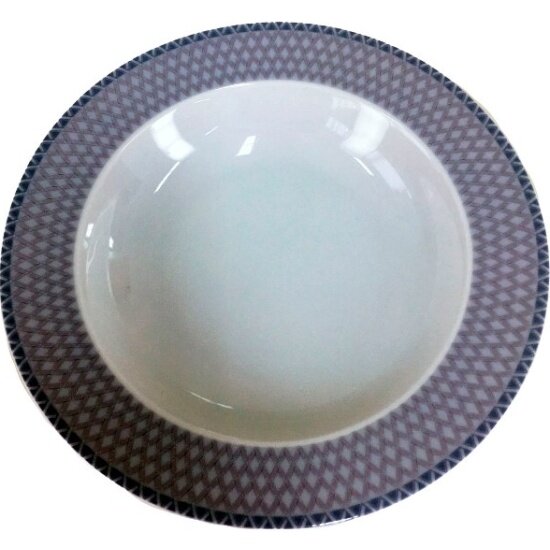 Тарелка глубокая Thun 1794 "Saphyr", декор "Нежность", 22 см. (САП0001)