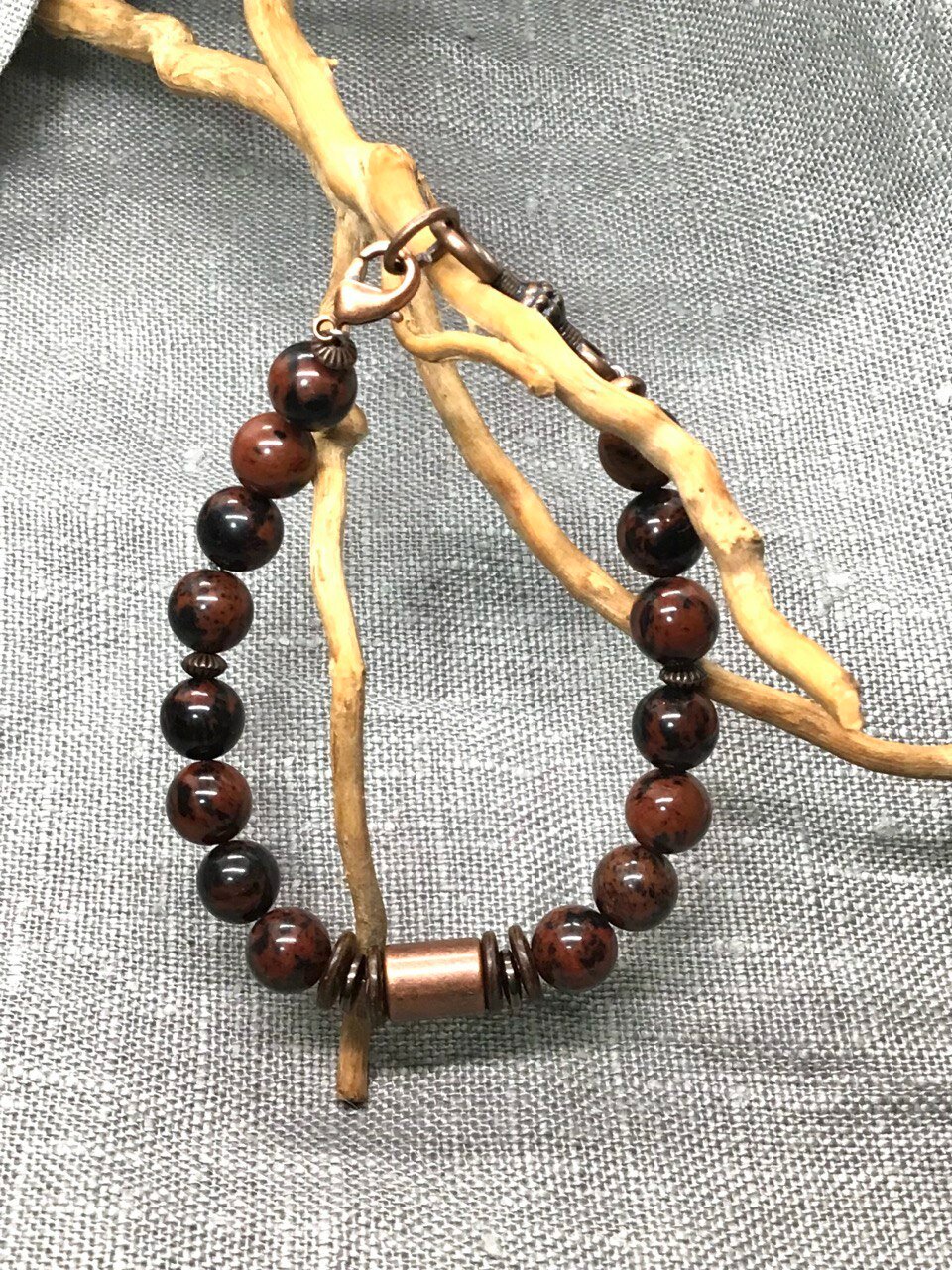 Славянский оберег, браслет, металл