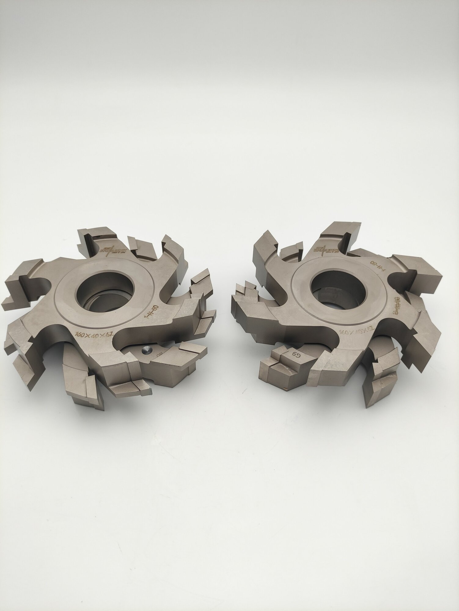 Комплект фрез для доски пола (1-Н-50) H 50 160x40 Z 6 HSS (Лицом вниз) RED SAMURAI