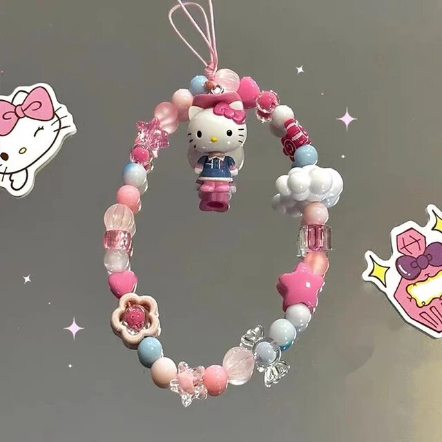 Минисо Цепочка для телефона с Hello Kitty
