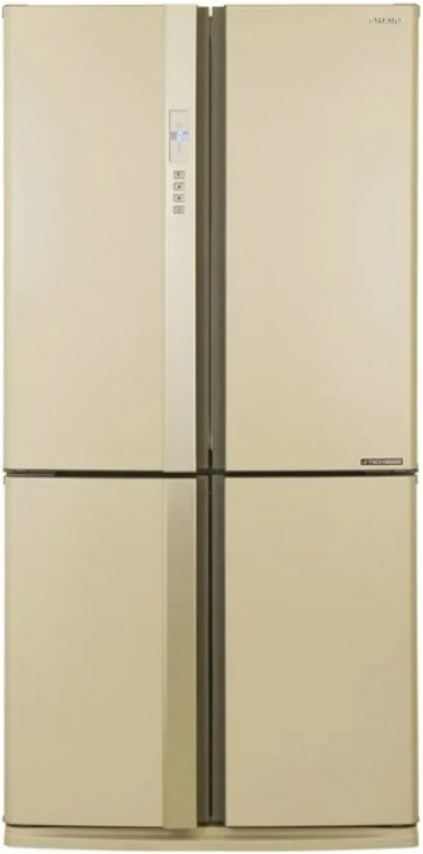 Холодильник Sharp SJ-EX98FBE, бежевая, 3 камеры, No Frost, суперохлаждение, суперзаморозка