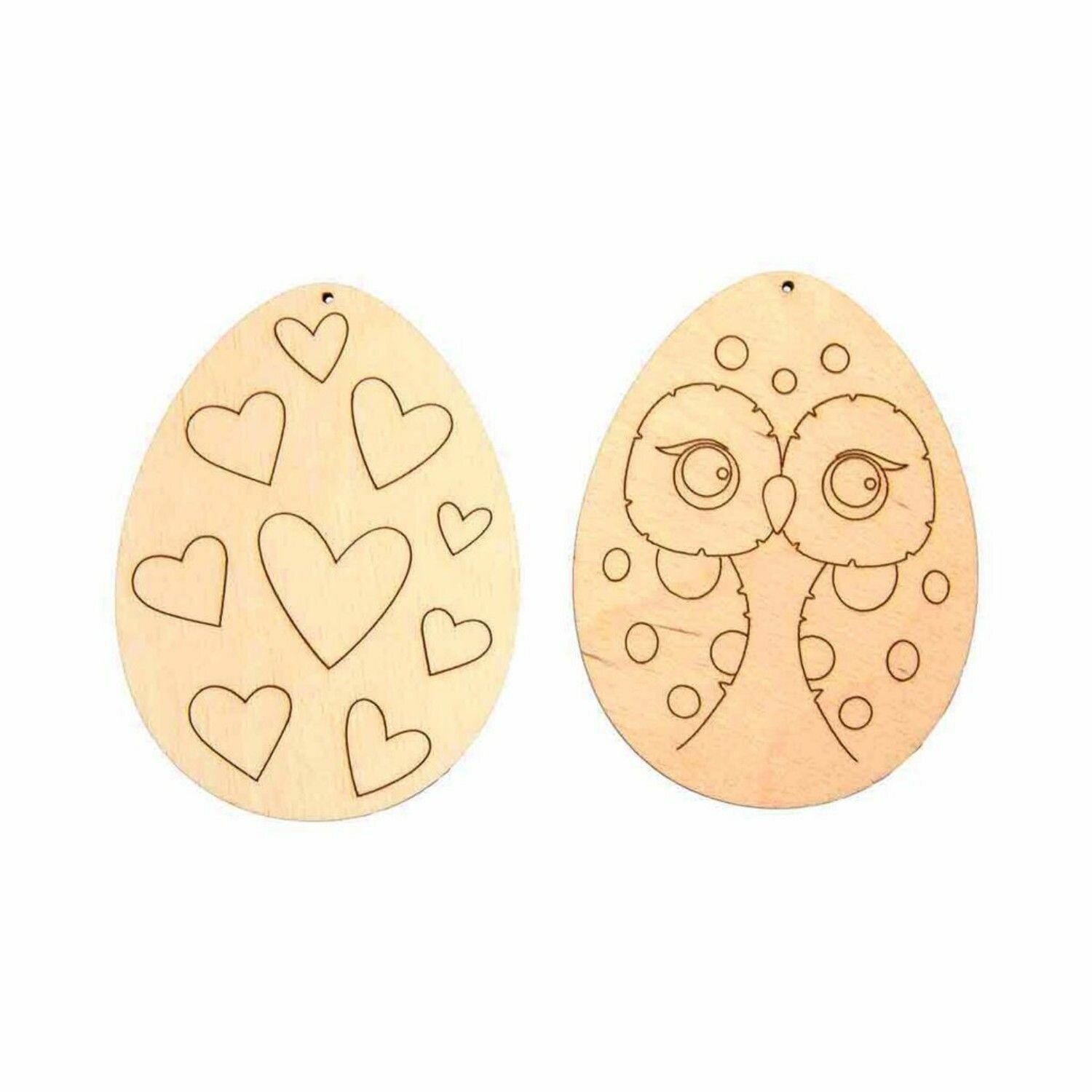 Заготовка деревянная пасха Подвеска "Пасхальные яйца" 12см