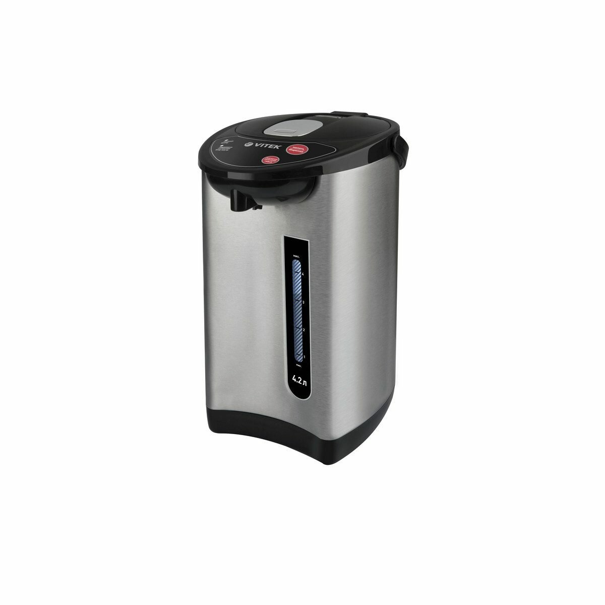 Термопот Vitek VT-7101, черный и серебристый