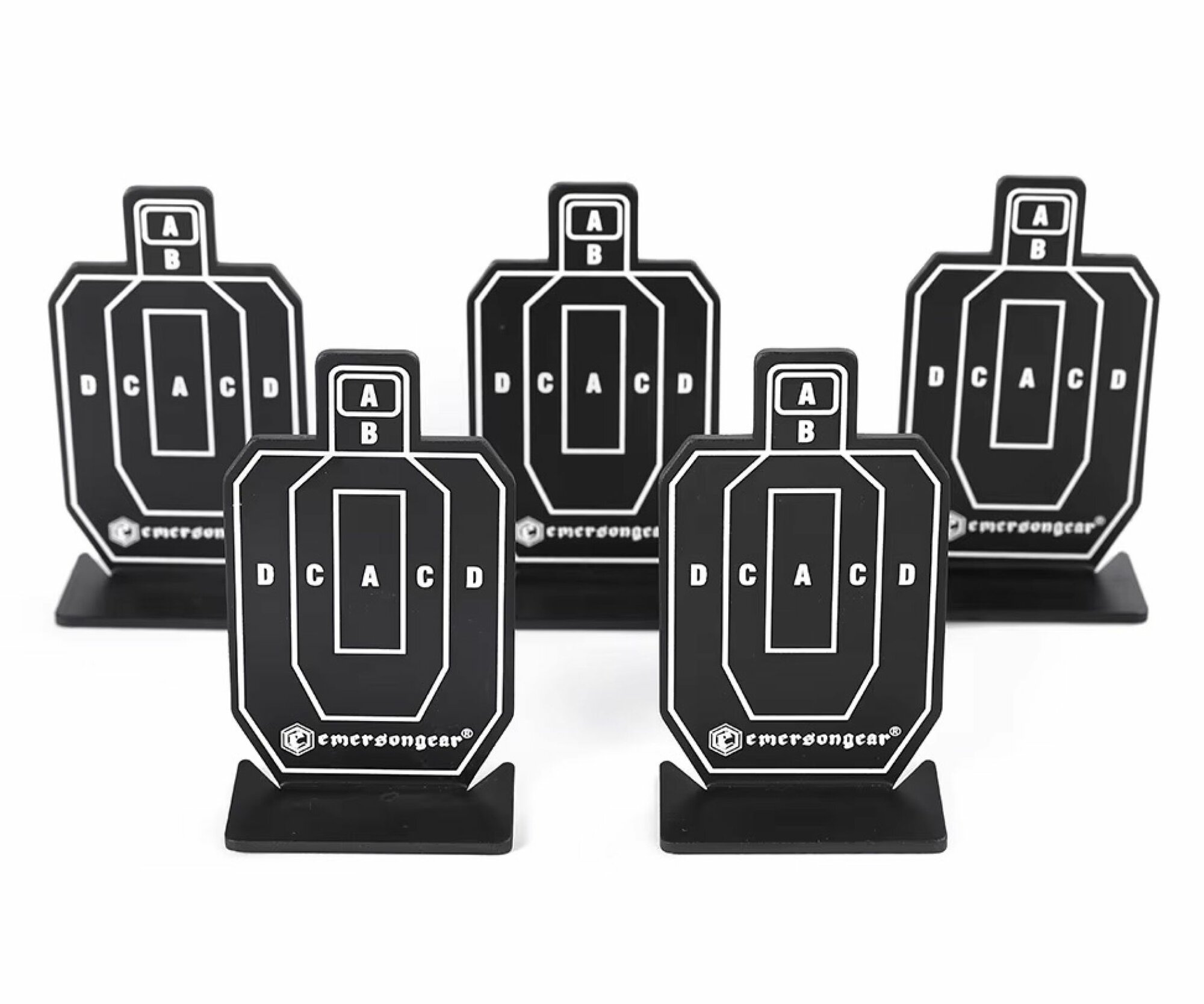 Комплект мишеней EmersonGear MINI target plate, 67x39 мм, алюминий (5 штук)