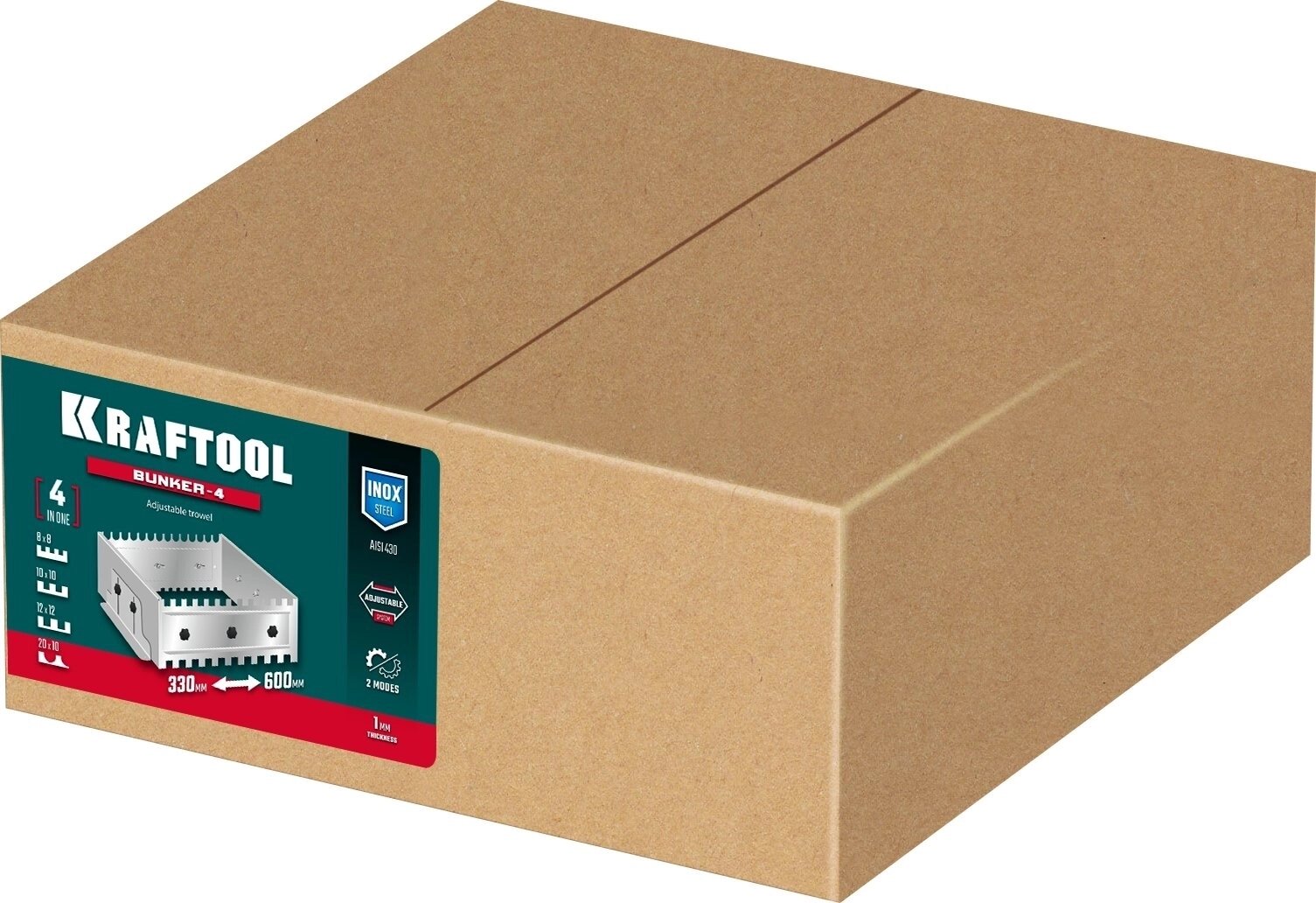 Раздвижная гребенка для плитки KRAFTOOL 08081