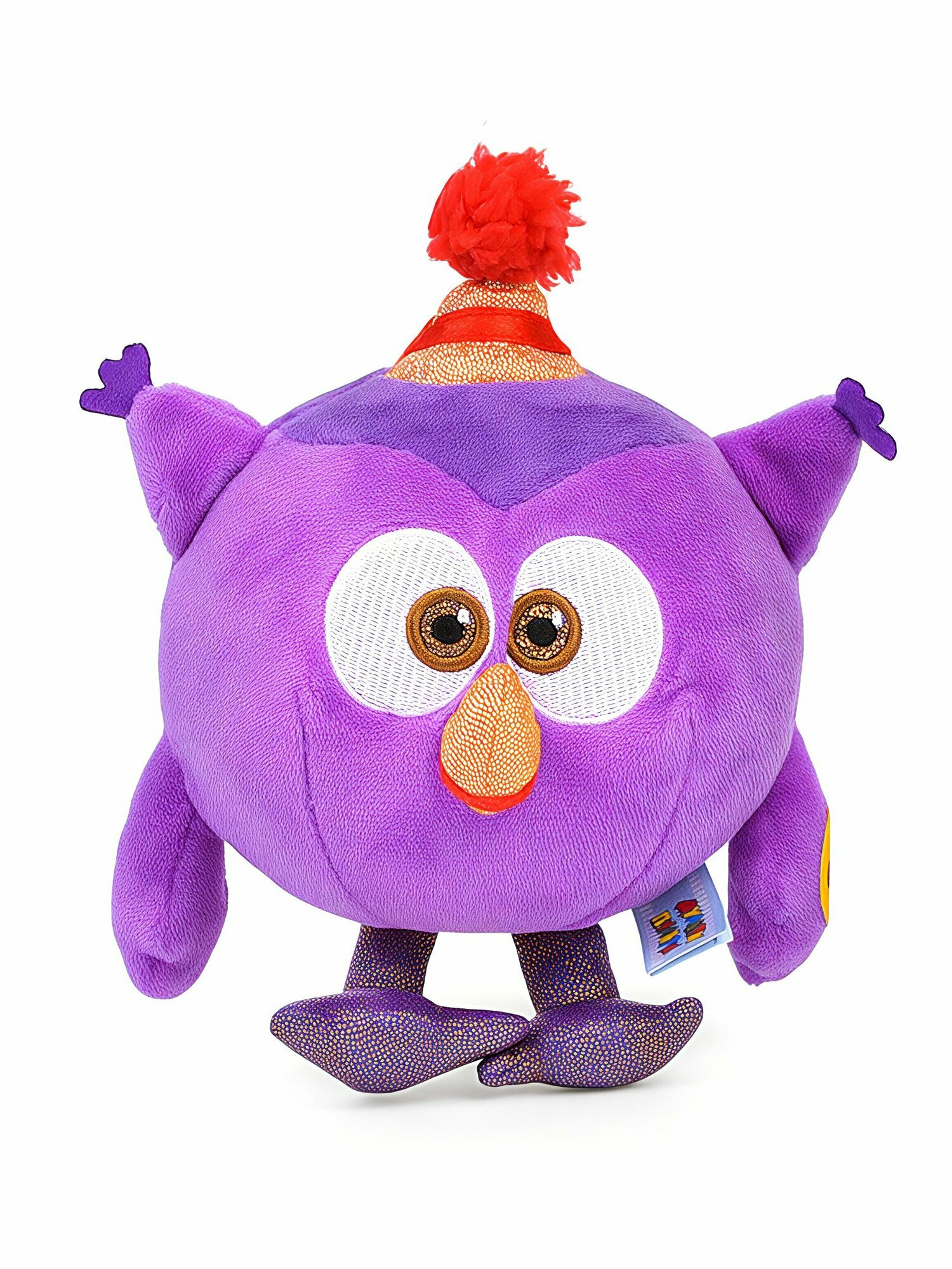 Мягкая музыкальная игрушка "Смешарики. Совунья", развивающая сюжетно-ролевая интерактивная игрушка-фигурка для малышей со звуковыми эффектами, 13 см.