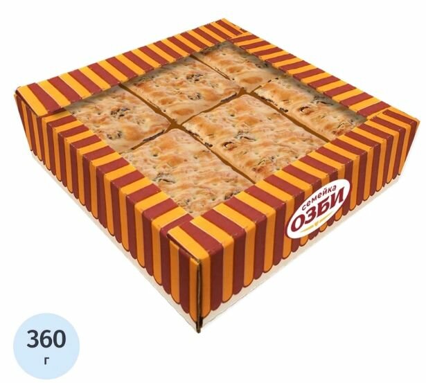 Печенье затяжное Семейка озби с изюмом 360 г