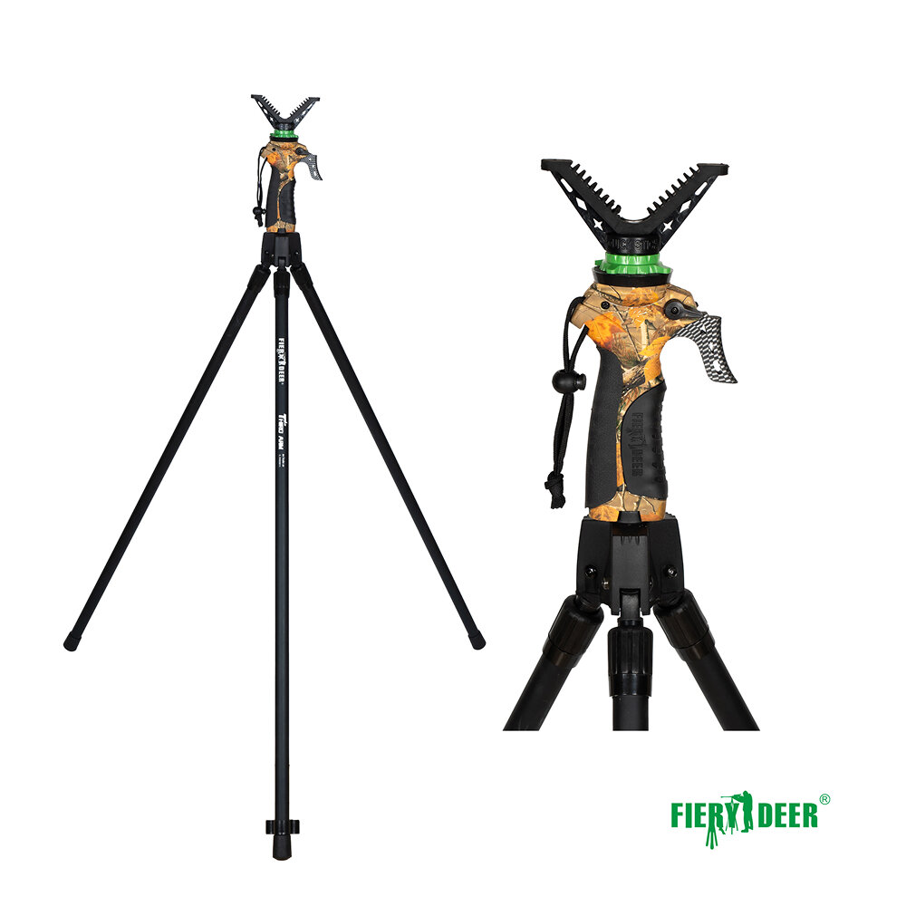 Опора FieryDeer Gen.3, телескопическая, 3 положения высоты, до 40кг, черный