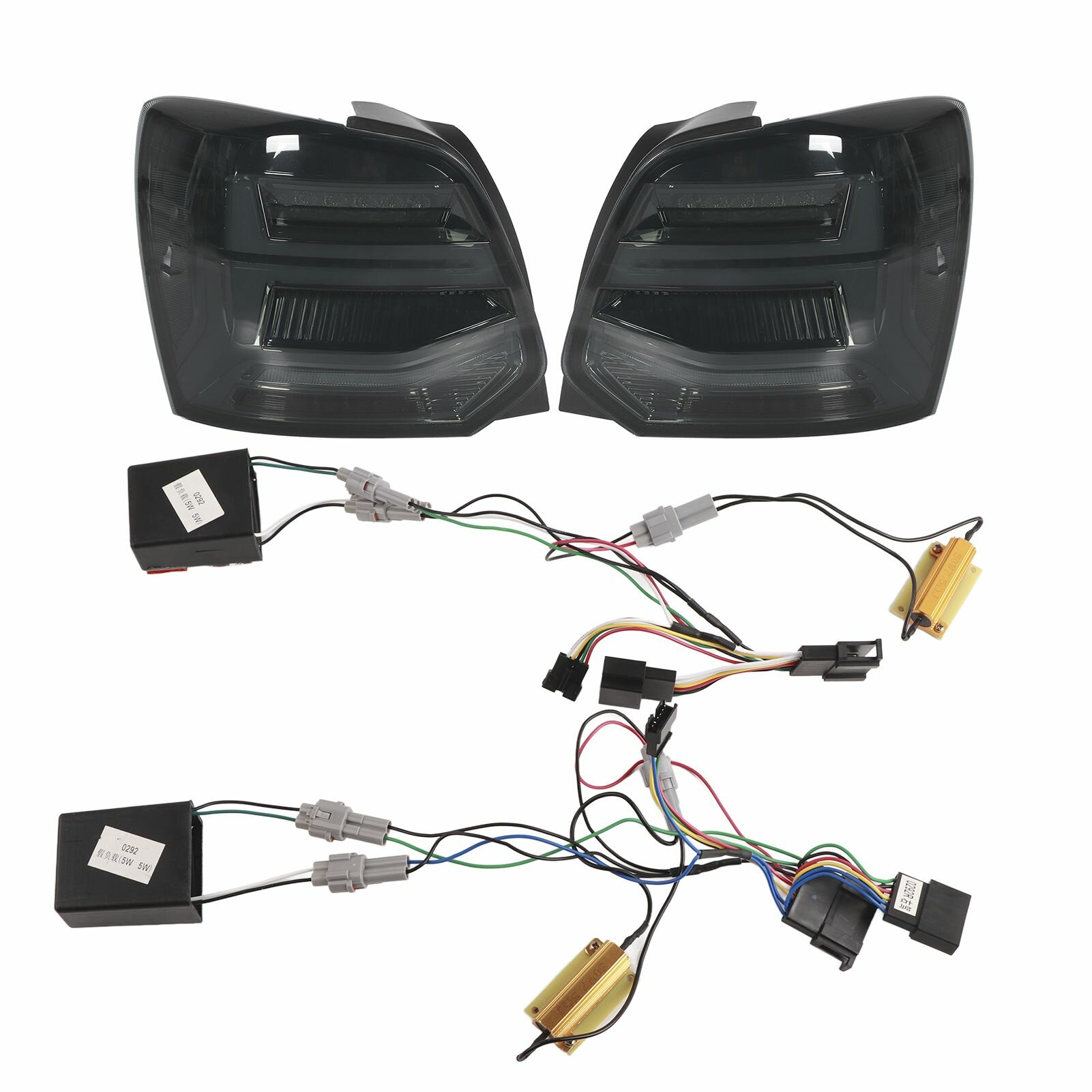 VLAND LED динамические задние фонари для MK5 6R 6C 2009-2017 RHD