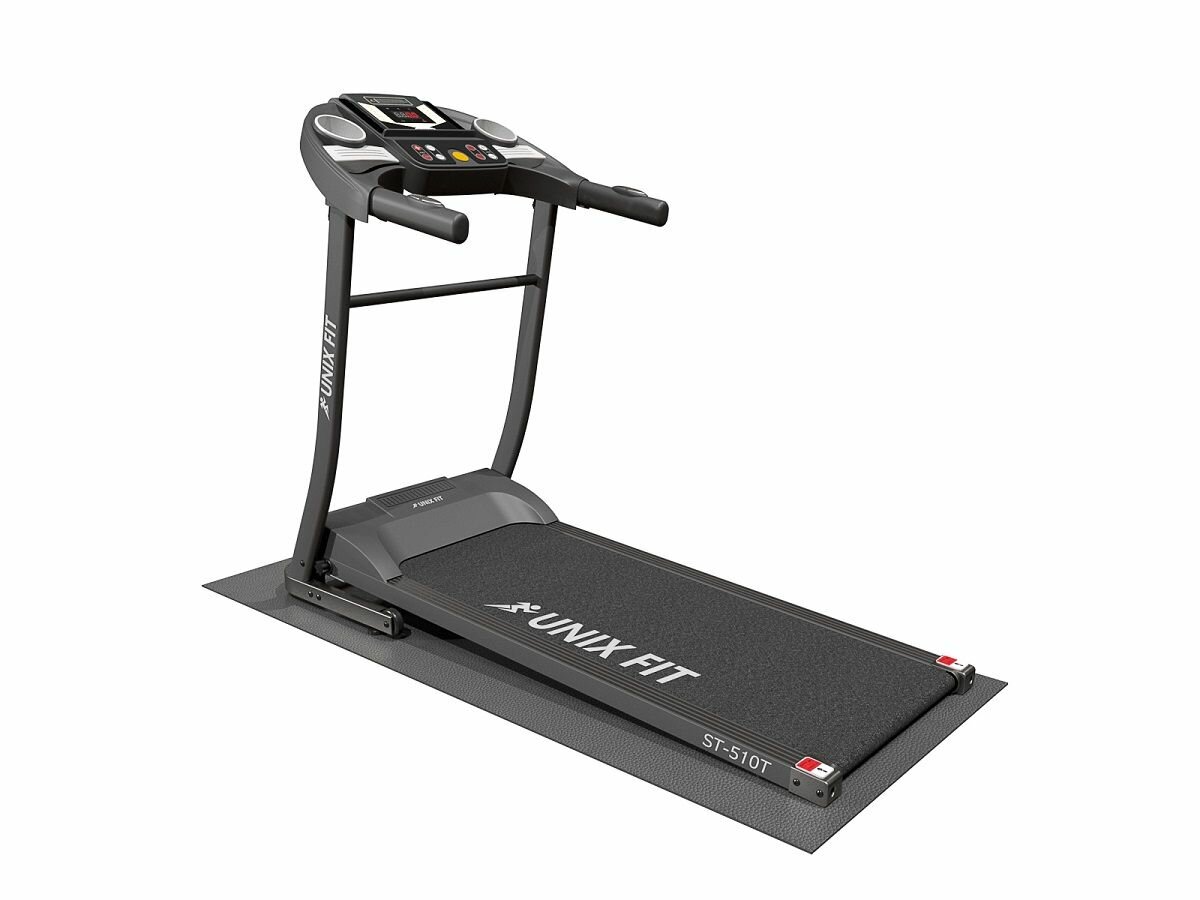 Беговая дорожка UNIX Fit ST-510T, складная, для дома, с углом наклона, черная