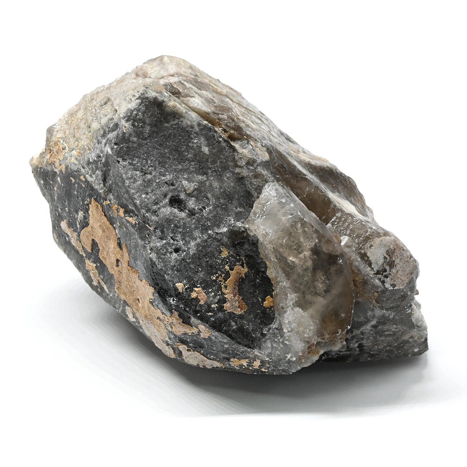 Раухтопаз камень 120*80*65мм, 740г .