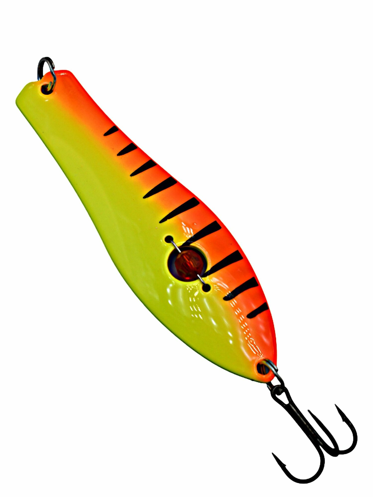 Блесна Kuusamo Professor 1, 115 мм, 36 г, троллинговая, колеблющаяся, на щуку, сома, лосося, Финляндия