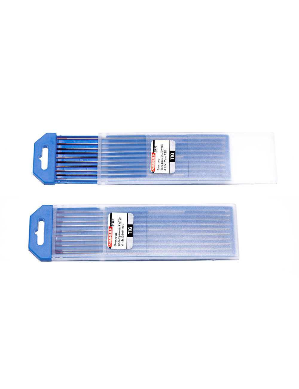 Электрод вольфрамовый Aurora WT-20 d.1.6x175мм RED (пенал 10 шт.)