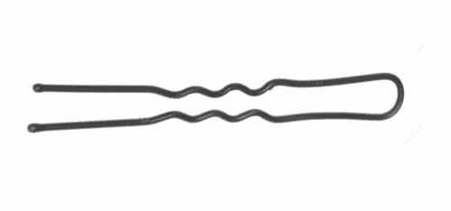 Шпильки для волос DEWAL Pro, волна 45 мм, 200 гр, в коробке, металл (мягкие), черные